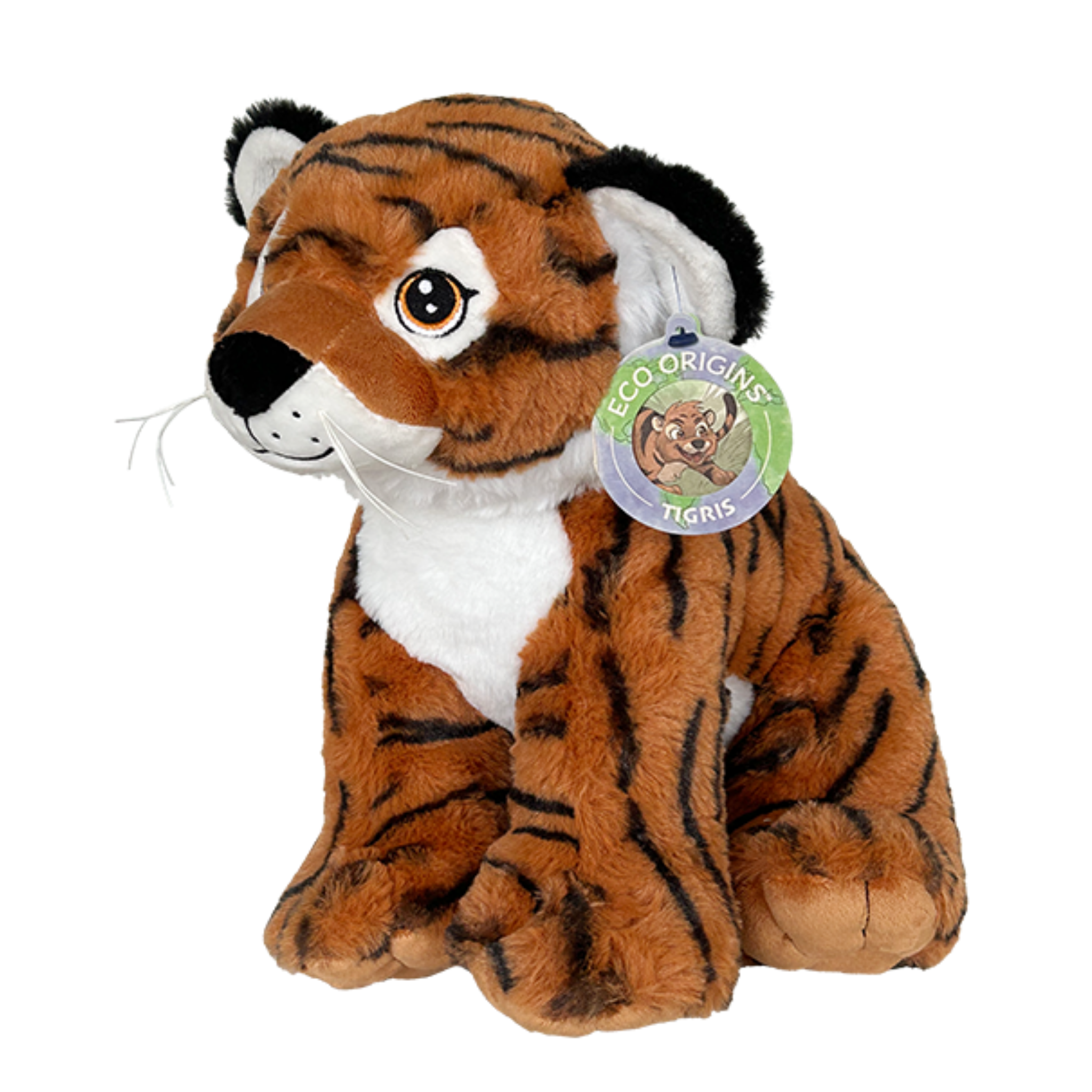 Tigris The Tiger 16" Eco Origins Plush | Recycled & Sustainable Stuffed ...